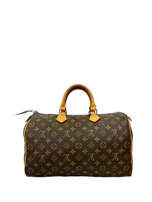 LOUIS VUITTON 1984 Monogram Speedy 35 Boston Bag