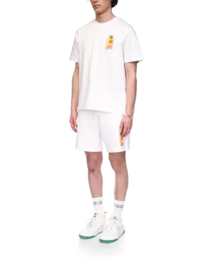 Casablanca Gradient L'arche Short Sleeve T-shirt - Pink