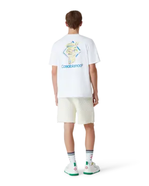 Casablanca Diamond Column Short Sleeve T-shirt