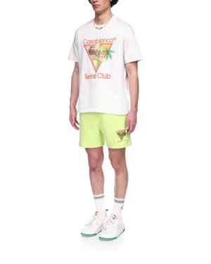 Casablanca Afro Cubism Tennis Club Short Sleeve T-shirt - Multicolor