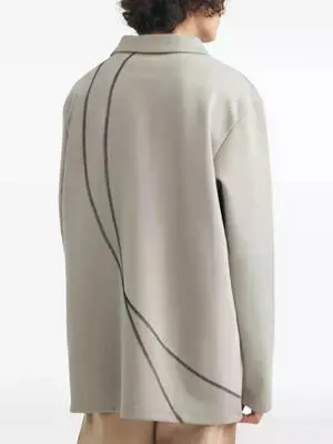 OFF DUTY Tape Pullover T-shirt - Grey