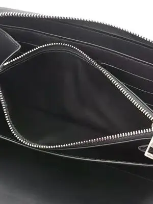 LOUIS VUITTON 2010 Zippy Organizer Leather Wallet - Black