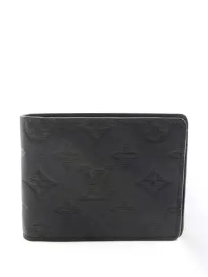 LOUIS VUITTON 2021 Portefeuil Multiple Monogram Leather Wallet - Black