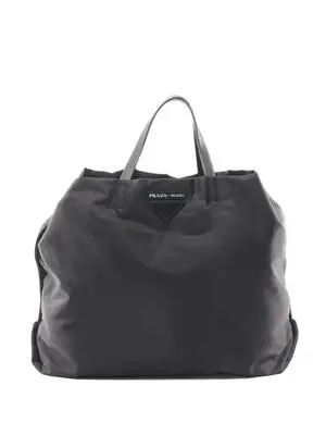 Prada 2010's Tessuto Leather Tote Bag
