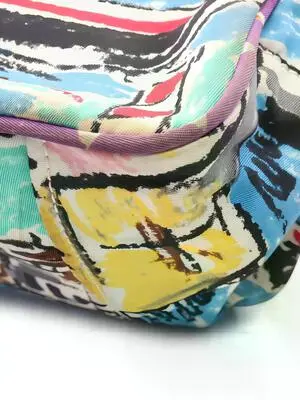 Prada 2000s Printed Leather Handbag