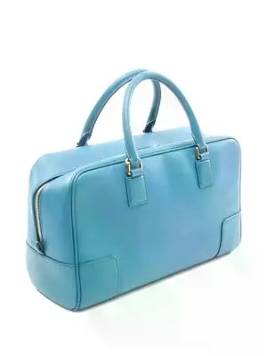 Loewe 2010s Amazona 28 Leather Tote - Blue