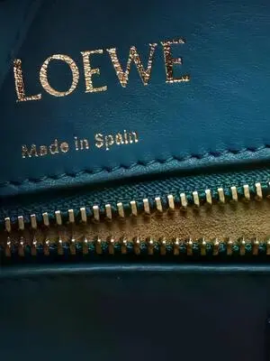 Loewe 2010s Amazona 28 Leather Tote - Blue