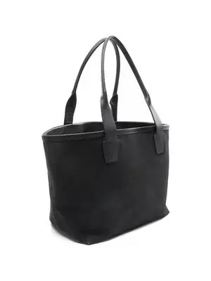 Balenciaga Jumbo Canvas Tote Bag With Leather Trims