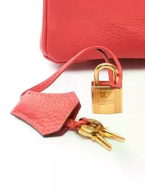 Hermès Birkin 25 Grained Leather Tote - Red
