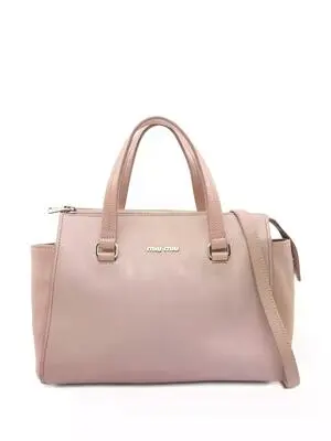 Miu Miu 2000s Leather Tote Bag