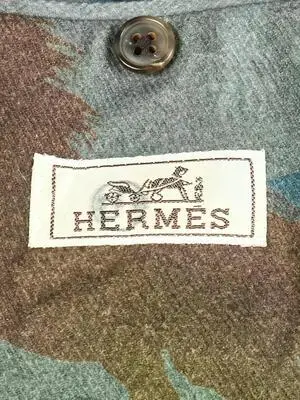 Hermès 2010s Tailored Houndstooth Jacket