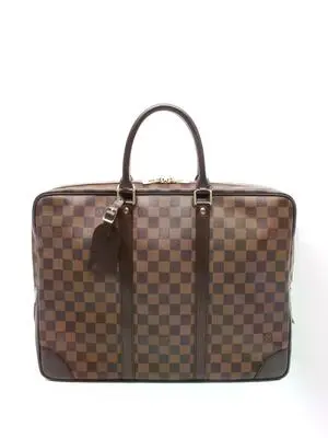 LOUIS VUITTON Voyage Damier Ebene Briefcase - Brown