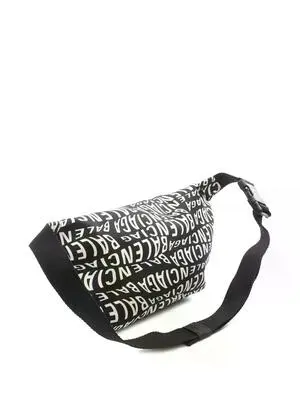 Balenciaga 2010 Wheel Logo Pattern Belt Bag