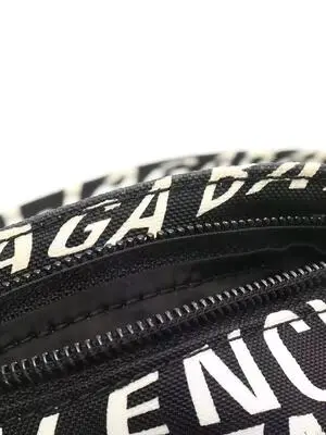 Balenciaga 2010 Wheel Logo Pattern Belt Bag