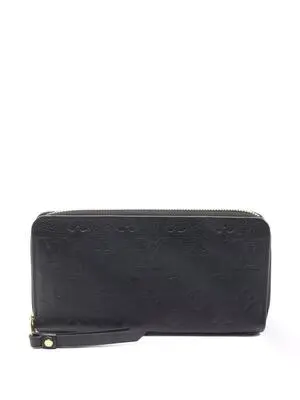 LOUIS VUITTON Monogram Leather Wallet - Black