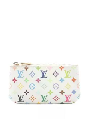 LOUIS VUITTON 2025 X Murakami Monogram Coin Purse - White