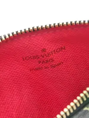 LOUIS VUITTON 2012 Monogram Key Ring Coin Wallet