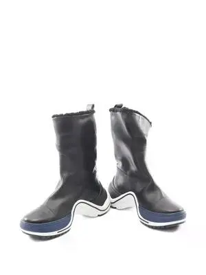 LOUIS VUITTON Arc Light Leather Boots