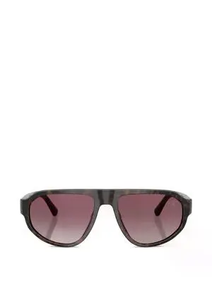 SCUDERIA FERRARI Acetate Pilot Sunglasses - Brown