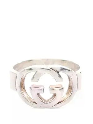 Gucci 2010s Interlocking G Ring - Silver