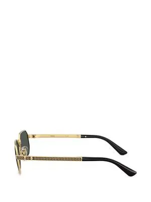 Versace Geometric Frame Sunglasses
