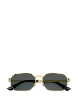 Versace Geometric Frame Sunglasses
