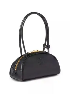 Miu Miu Beau Leather Shoulder Bag - Black