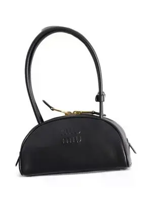Miu Miu Beau Leather Shoulder Bag - Black