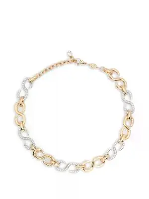 SWAROVSKI Dextera Crystal Chain Necklace - Gold