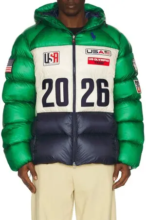 Polo Ralph Lauren Winter Olympics Ripstop Jacket - Billiard Multi