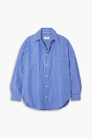Matteau Striped Cotton-poplin Shirt
