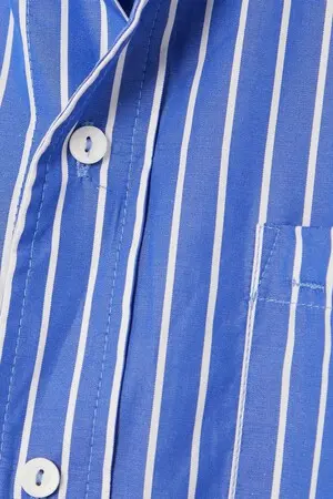 Matteau Striped Cotton-poplin Shirt