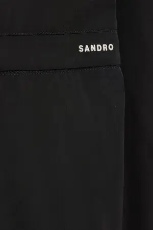 Sandro Padded Shell Jacket - Black