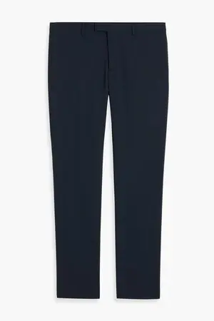 Sandro Tapered Wool Trousers - Navy