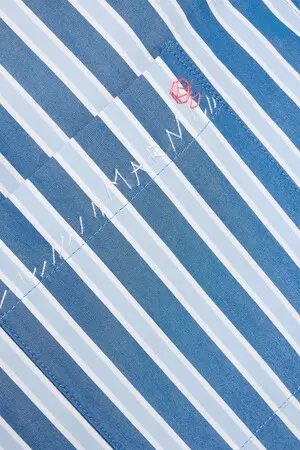 Marni Embroidered Striped Cottonpoplin Shirt