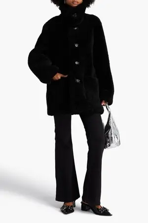 Maje Reversible Shearling Jacket