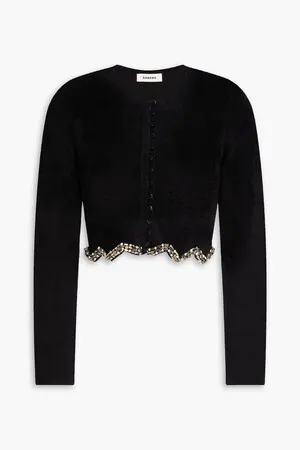 Sandro Cropped Knitwear For Women