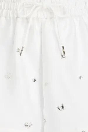 Sandro Crystal-embellished Twill Shorts