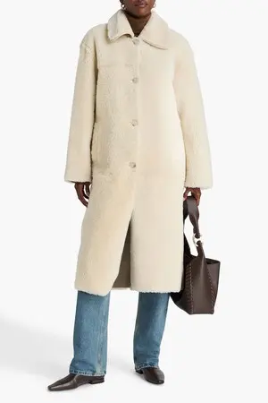Sandro Shearling Coat