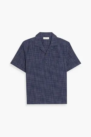 ALEX MILL Som Printed Cottonpoplin Shirt - Navy