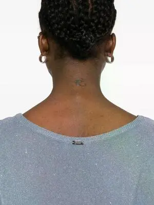 Herno Sequin-embellished Knit Top - Blue
