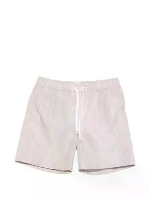 Eleventy Striped Swim Shorts - Neutrals