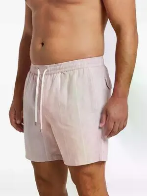 Eleventy Striped Swim Shorts - Neutrals