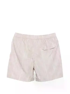 Eleventy Striped Swim Shorts - Neutrals
