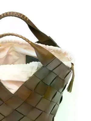 Dragon Diffusion Botteghe Woven Tote Bag - Green