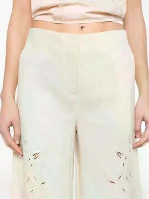 TWINSET Floral Embroidered Culottes