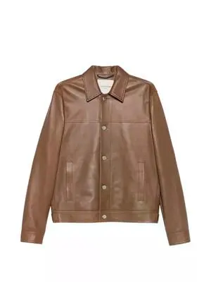 Jacob Cohen Button-fastening Leather Jacket