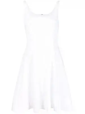 Staud Wells Pleated Mini Dress