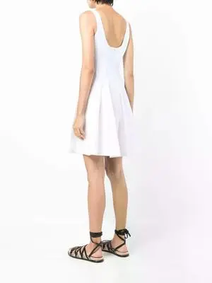 Staud Wells Pleated Mini Dress
