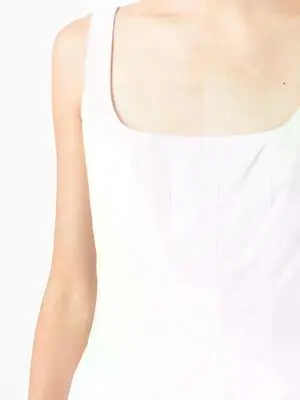 Staud Wells Pleated Mini Dress